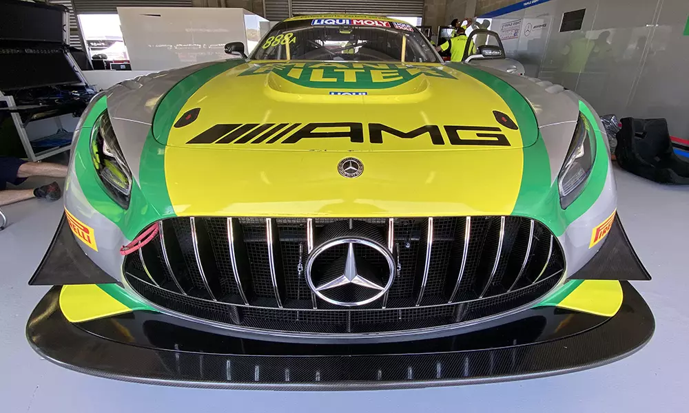 2020-ന് വേണ്ടിയുള്ള പുതിയ Mercedes-AMG GT3 Evo ബാതർസ്റ്റ് അരങ്ങേറ്റത്തിനായി സെറ്റ് 10728_2