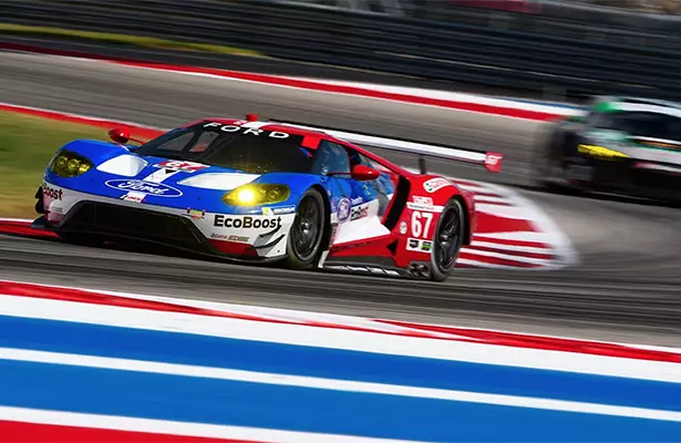 COTA의 GTLM Pole 위의 Briscoe