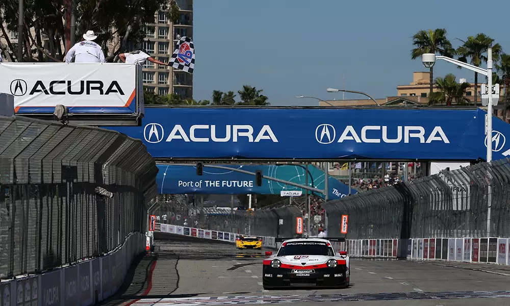 Bamber, Vanthoor Take GTLM Win at Long Beach