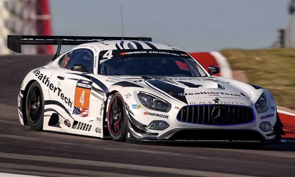 Fraga mette in pole la Mercedes Black Falcon per COTA 24H