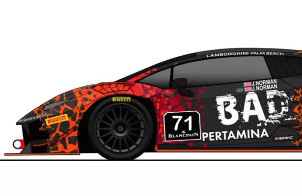 Lanzamiento de Bad Lambo Racing, Norman conducirá el nuevo Huracán