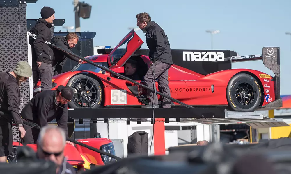 Joest, Mazda endurbyggð eftir prófunarslys