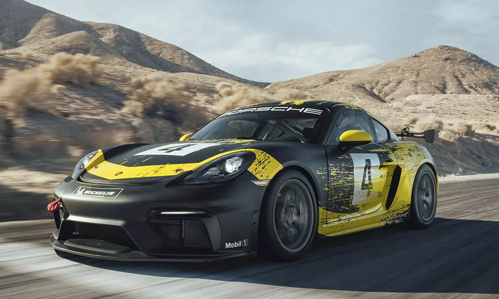 Porsche nû Cayman GT4 Clubsport eşkere dike 18443_3