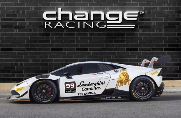 Calaamadaha Ku biira Isbedelka Racing Lamborghini ST Lineup