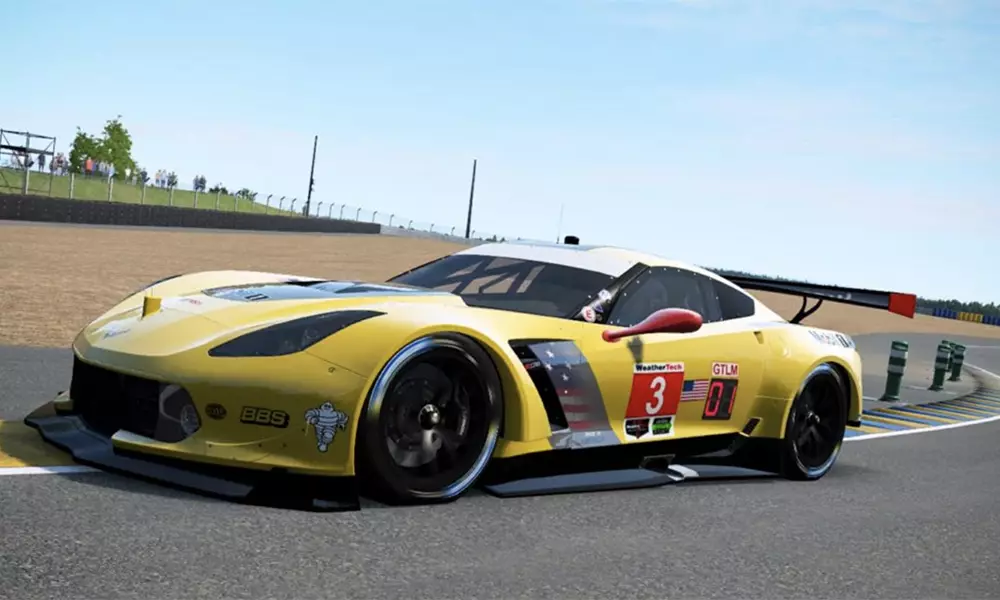 Taylor- Corvette အတွက် Virtual 24H Le Mans ပြင်ဆင်မှု 