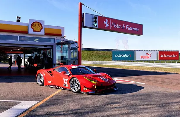 Risi Ferrari 488 GTE Pari Shakedown