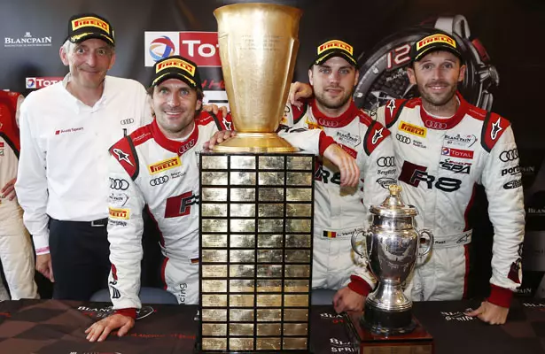 WRT Audi Ngalahake Marc VDS BMW kanggo Hard Fought Spa 24 Win