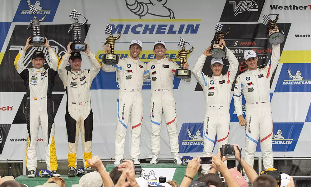 El equipo RLL logra la primera victoria para el BMW M8 GTE