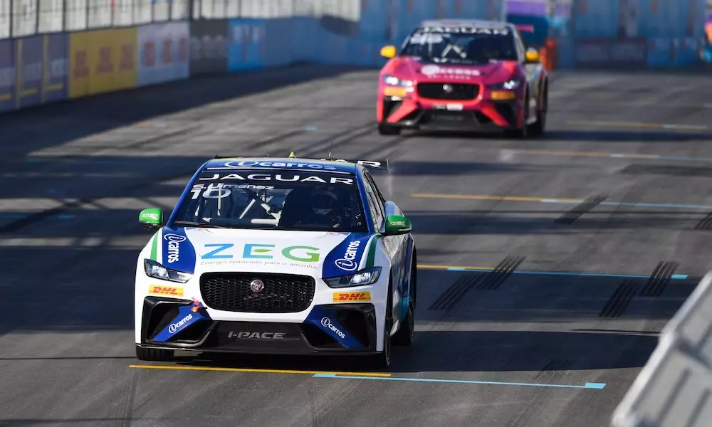 Evans, Jiménez Meunang I-PACE eTROPHY Balapan di Diriyah