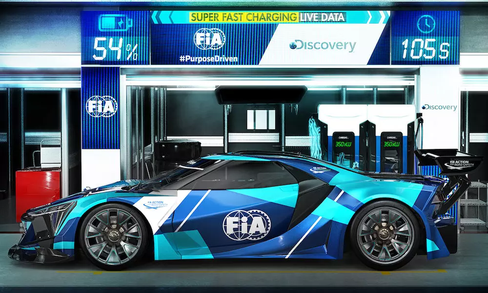 Discovery und Eurosport werben für die FIA ​​Electric GT Championship