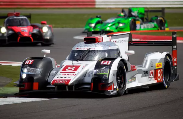 Audi ki pi rapid nan FP1 nan Silverstone